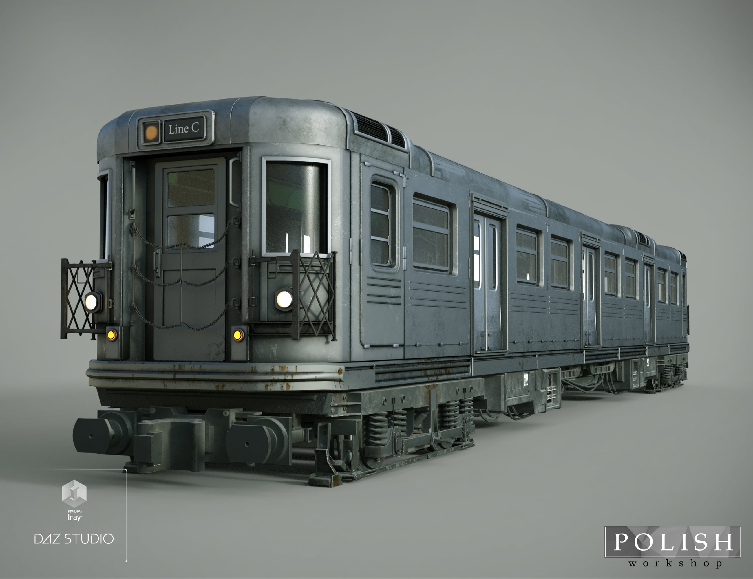 Subway Train | Daz 3D