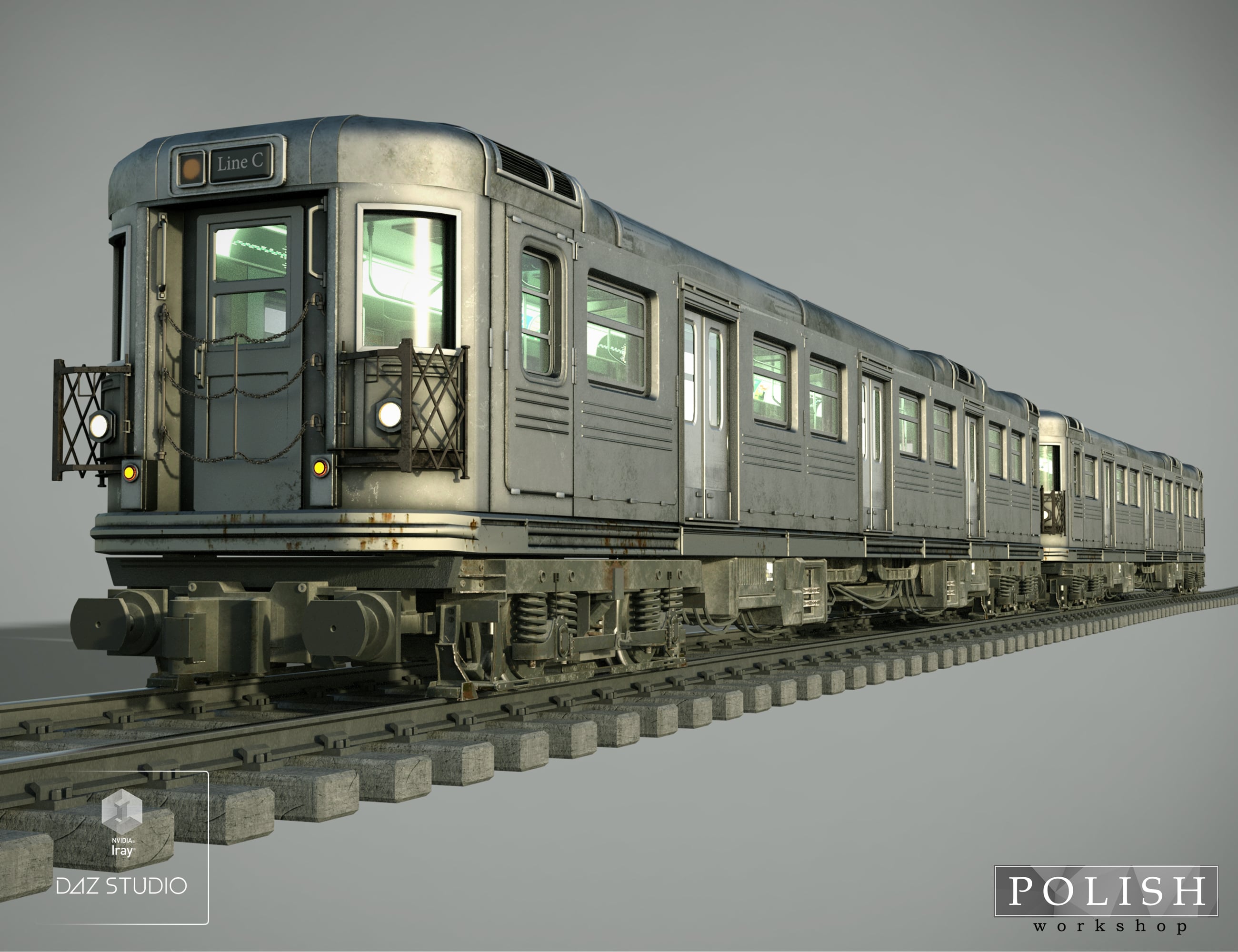 Subway Train | Daz 3D