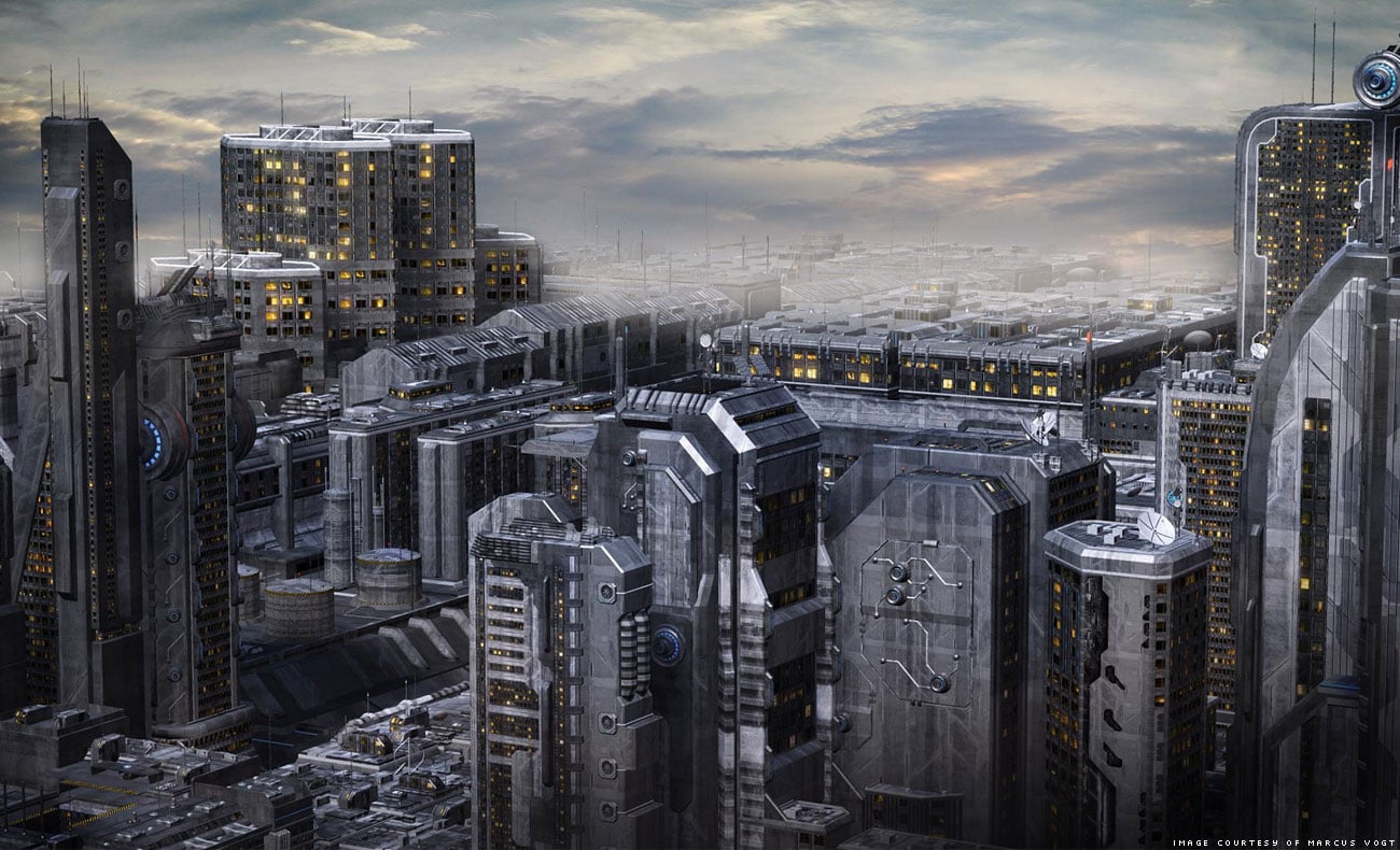 Future Cityscape Density Blocks | Daz 3D