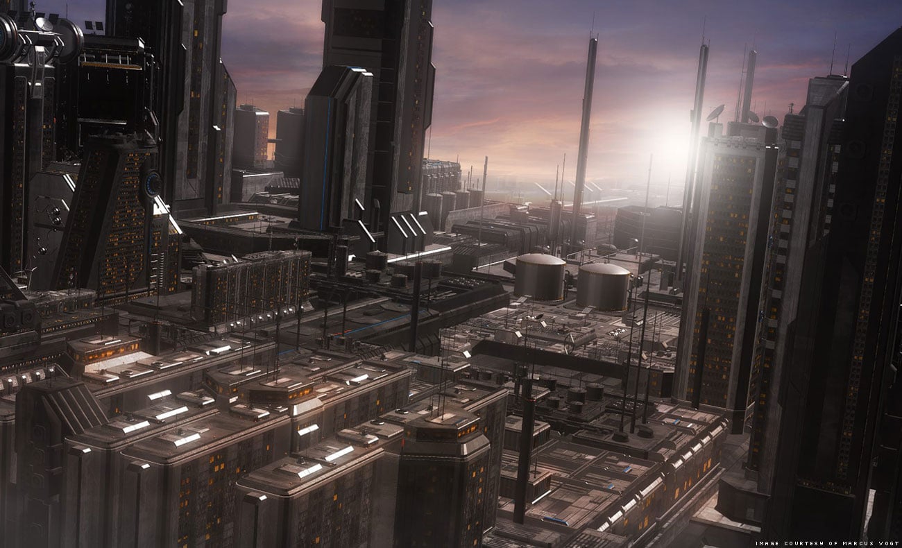 Future Cityscape Density Blocks | Daz 3D