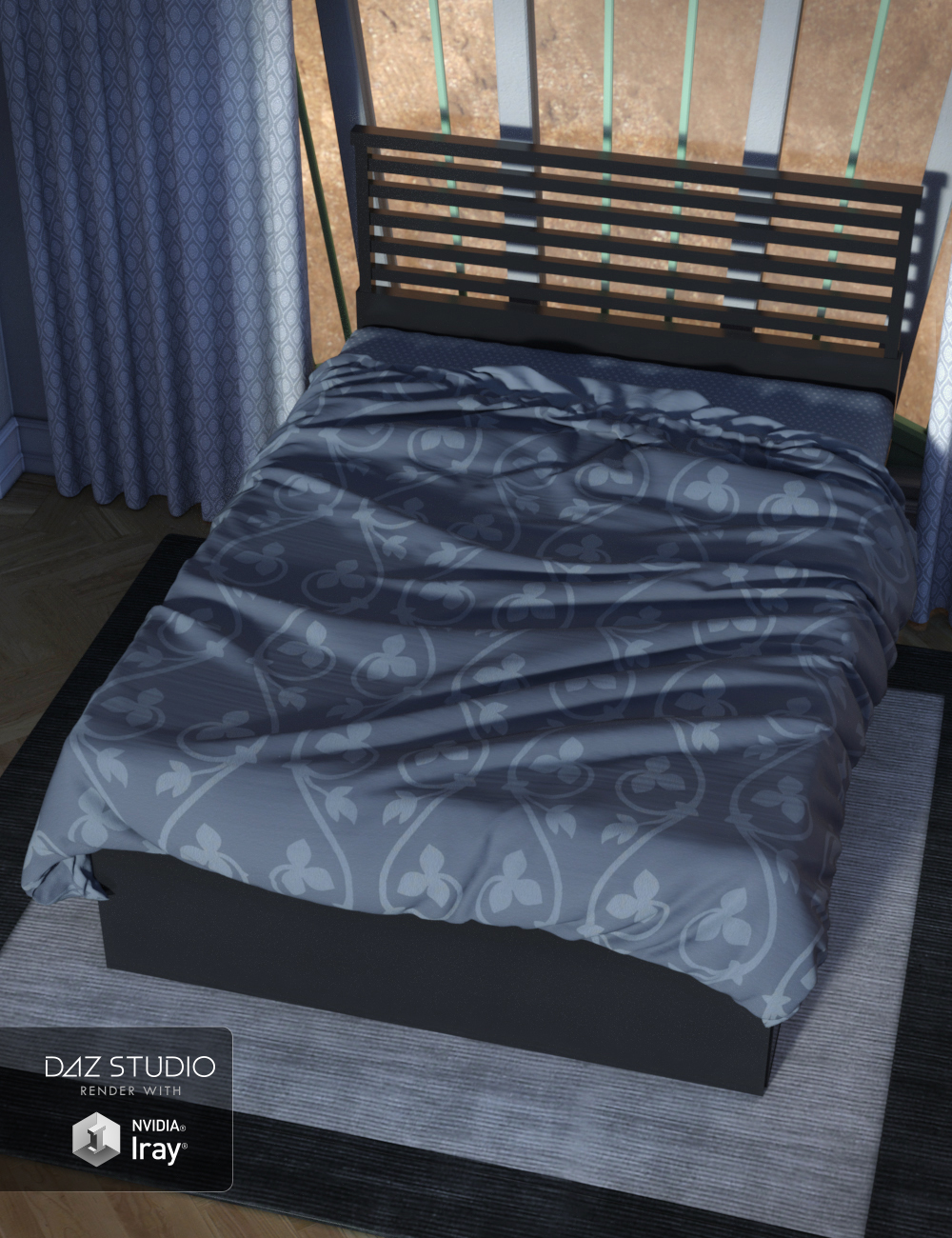 Cozy Bed Daz 3d