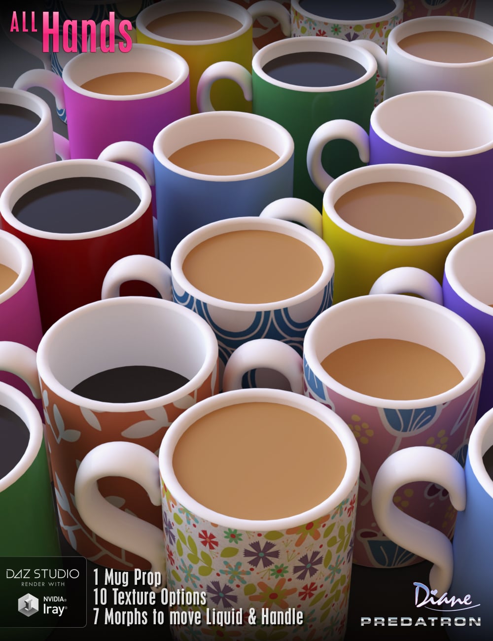 All Hands and Real Hands HD Bundle | Daz 3D