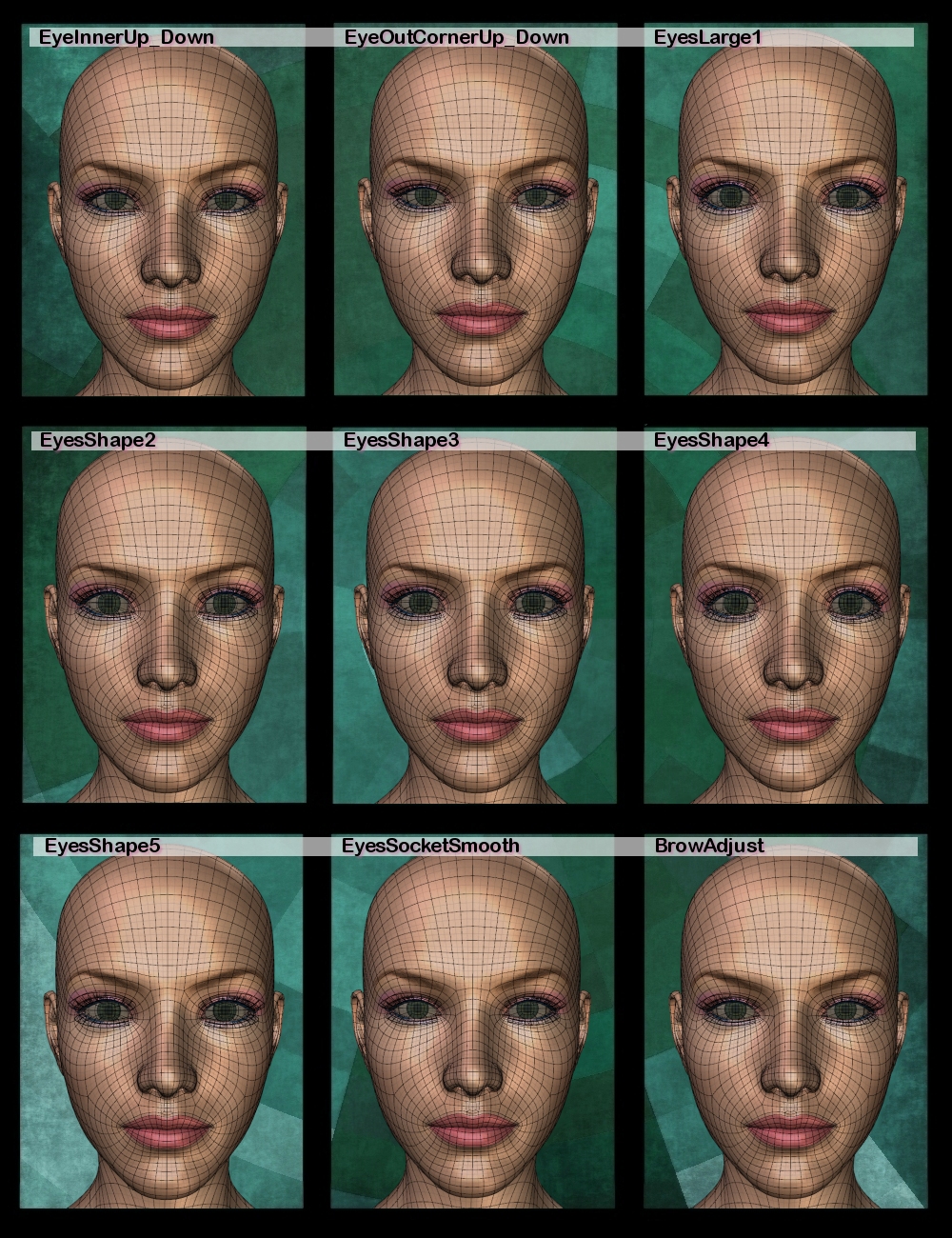 Genesis 3 Female Head Morph Resource Kit | Daz 3D