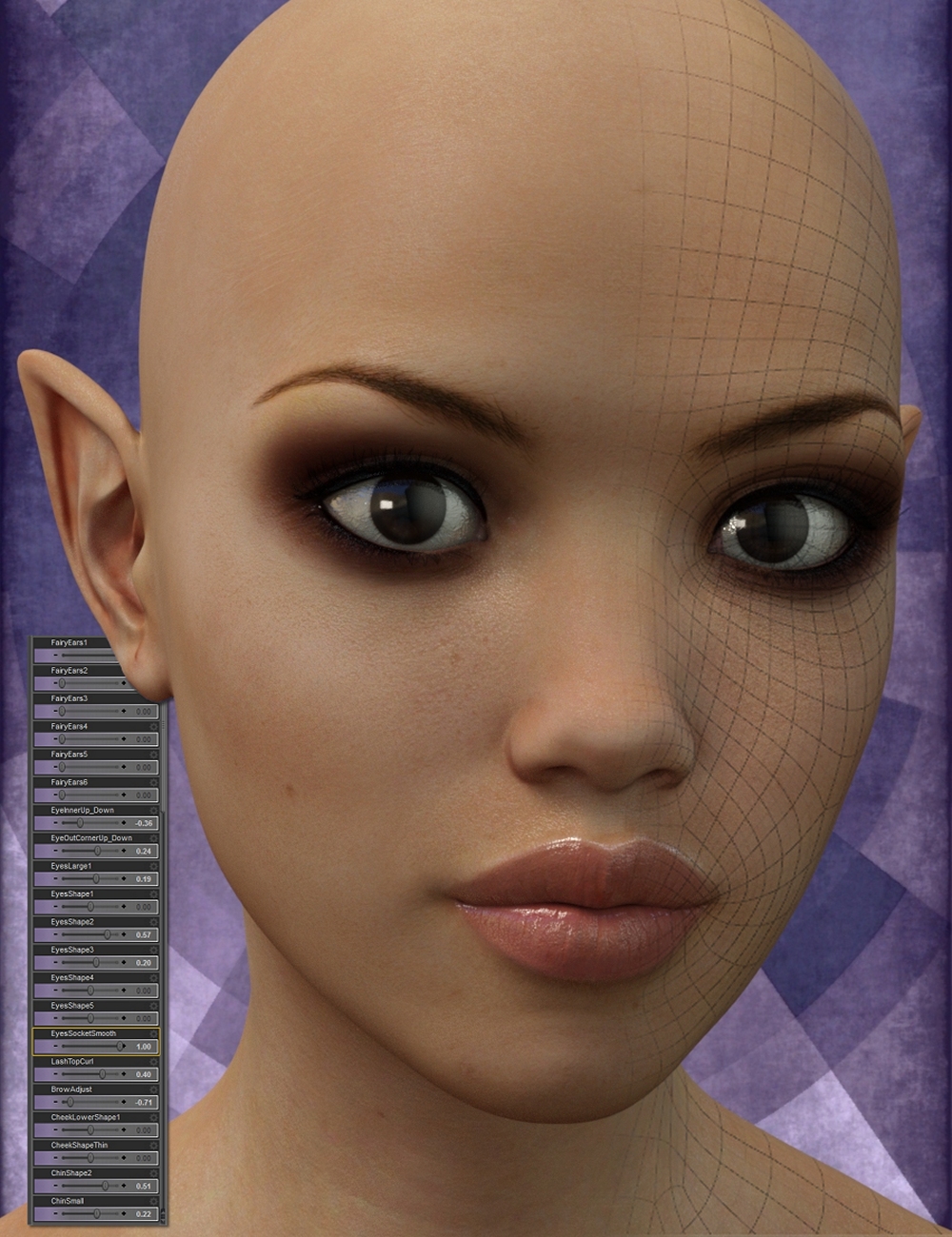 Genesis 3 Female Head Morph Resource Kit | Daz 3D