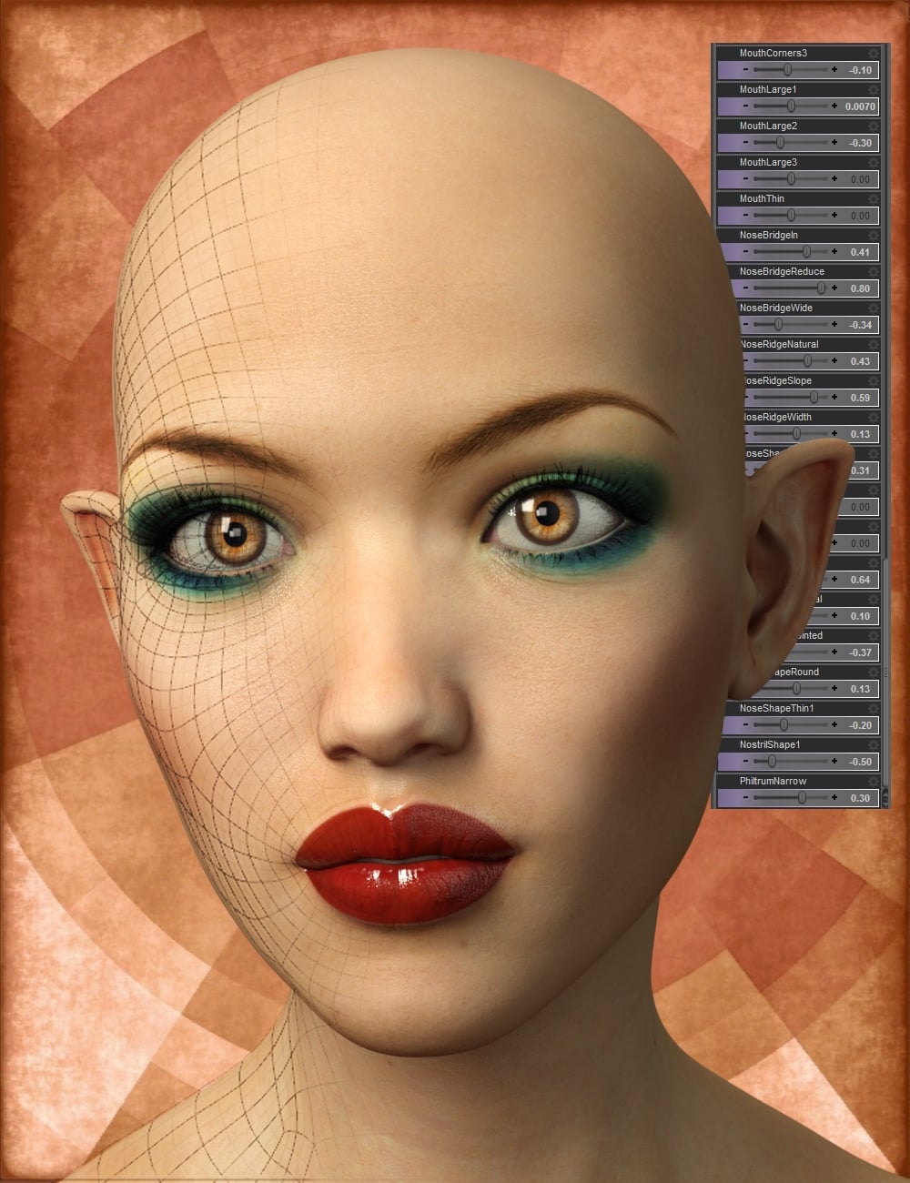 Genesis 3 Female Head Morph Resource Kit | Daz 3D