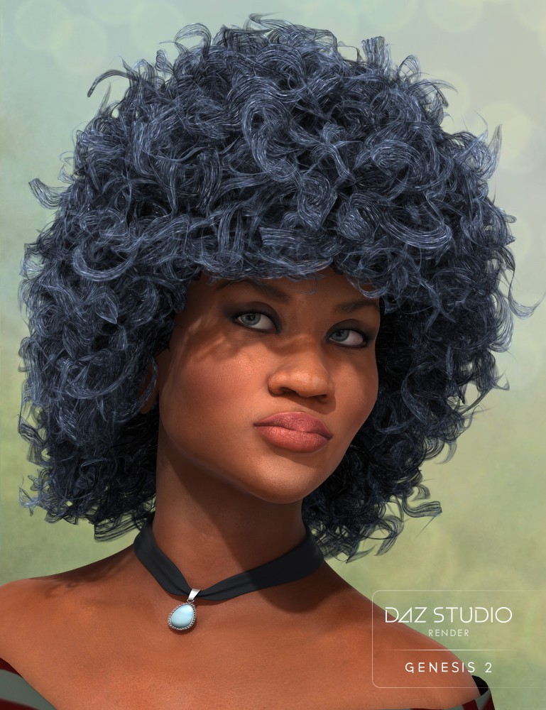 Zahara Hair for Genesis 2 Female(s) | Daz 3D