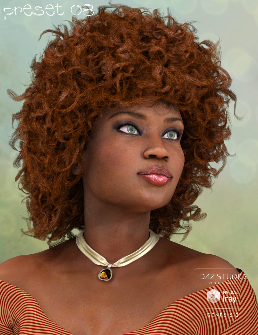 Zahara Hair for Genesis 2 Female(s) | Daz 3D