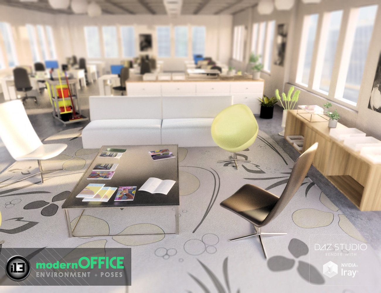 i13 Modern Office | Daz 3D