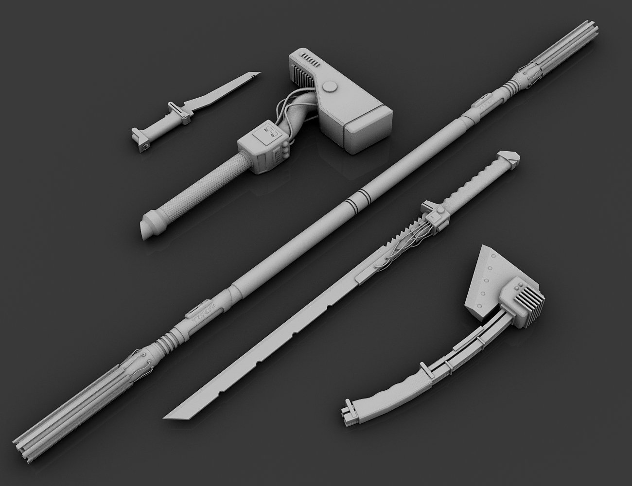 Vibrotech Weapons | Daz 3D