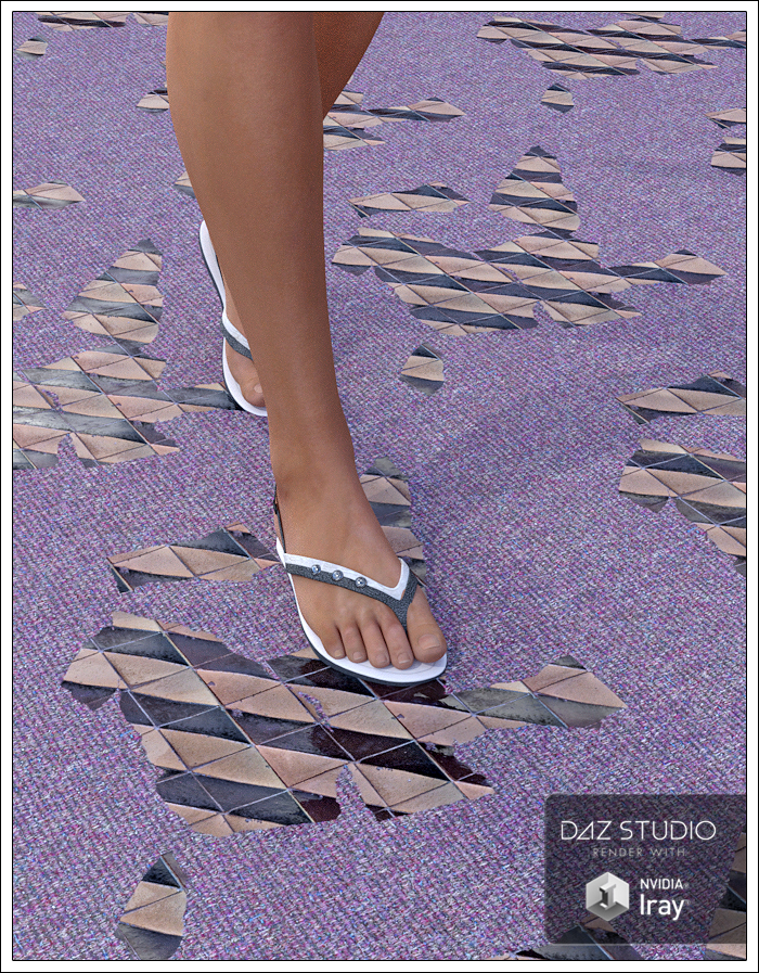 Vintage Tiles and Carpet Shaders | Daz 3D