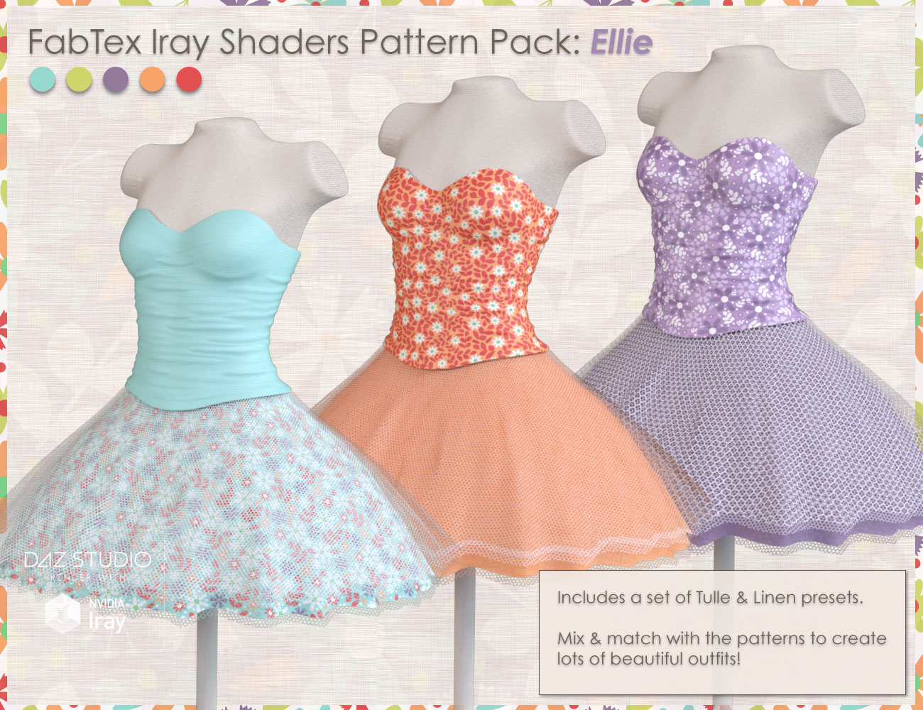 FabTex Iray Shaders: Ellie | Daz 3D