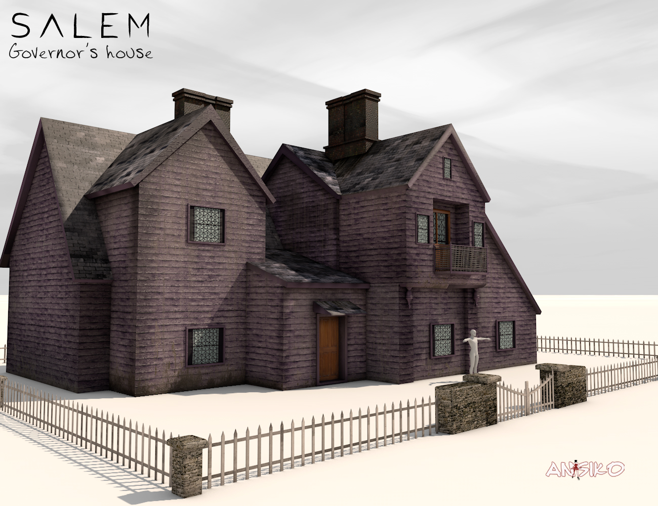 Salem Governor's House | Daz 3D