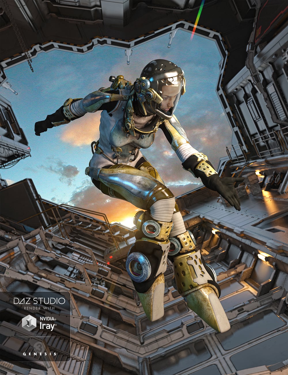 EXO Suit Textures | Daz 3D
