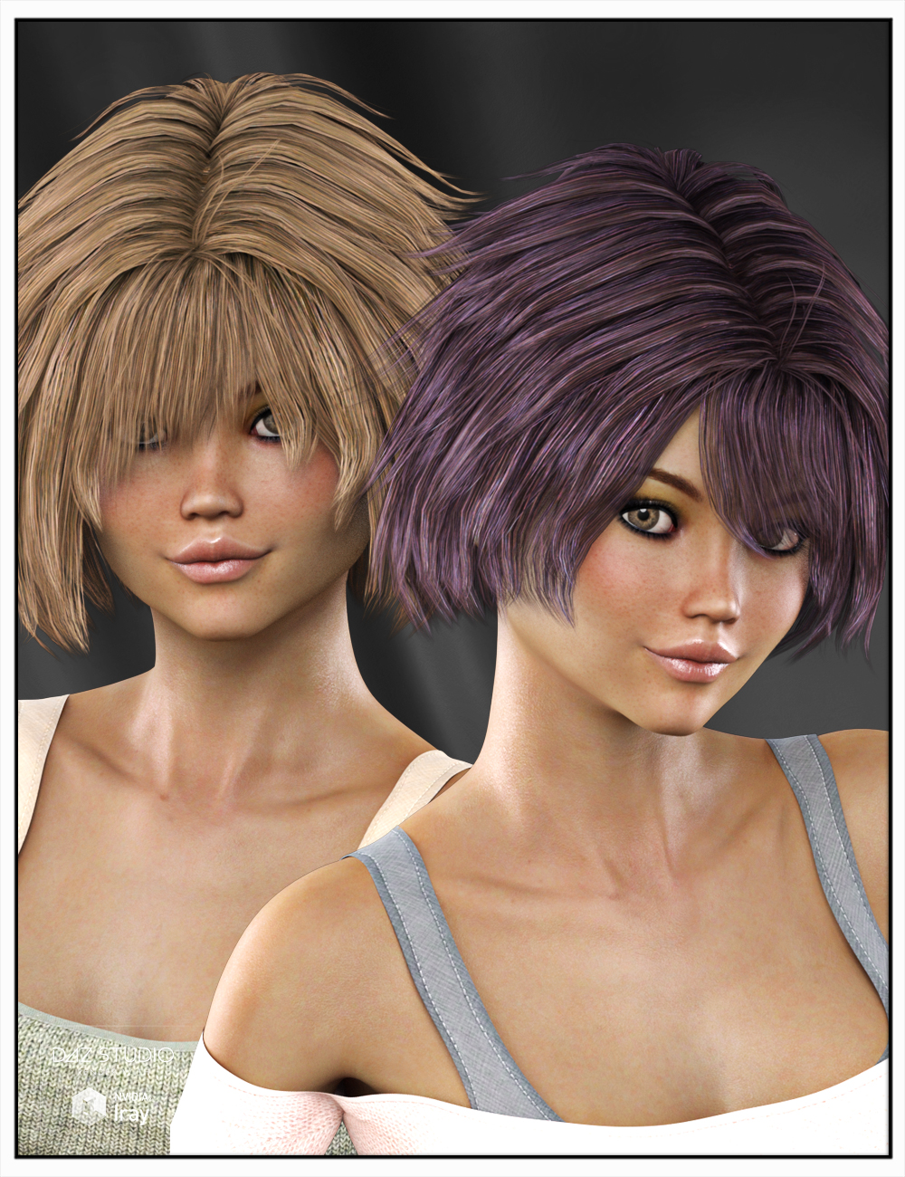 Anny Hair For Genesis 3 Female S Genesis 2 Female S And Victoria 4