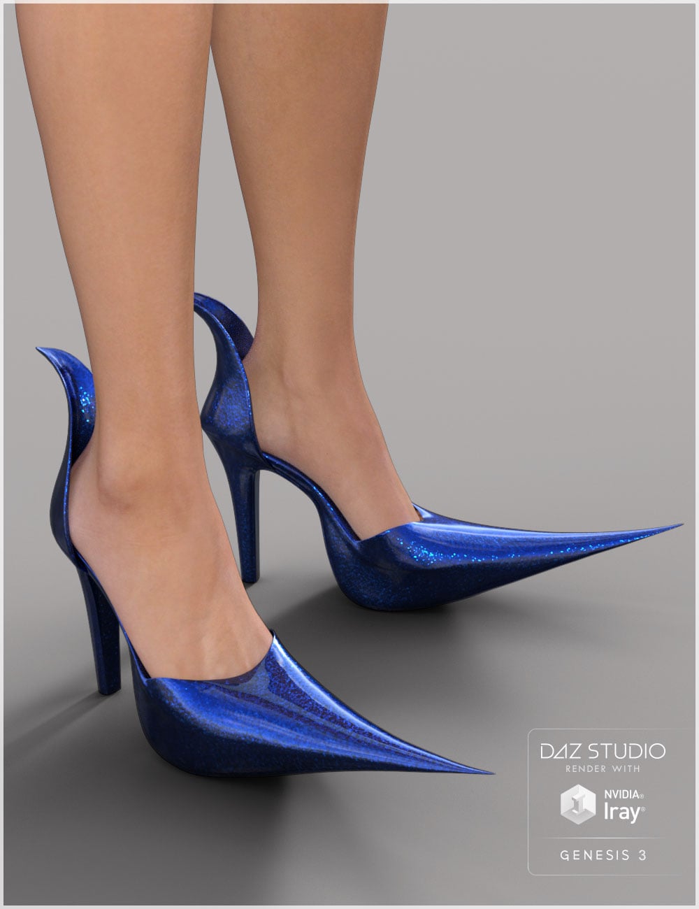 Witch Heels for Genesis 2 and 3 Female(s) | Daz 3D
