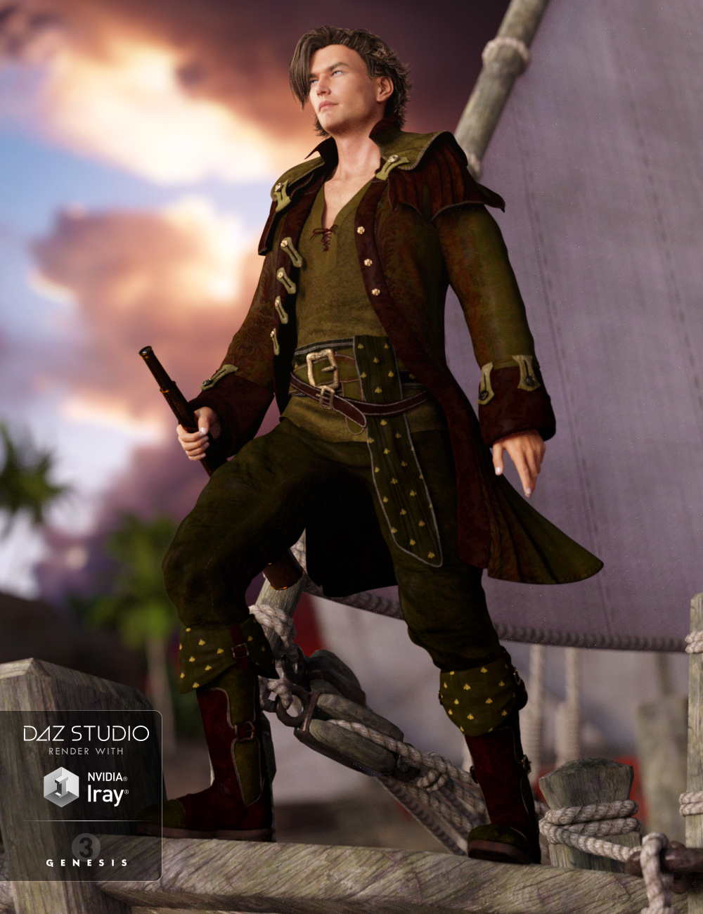Michael 7 Pro Bundle | Daz 3D