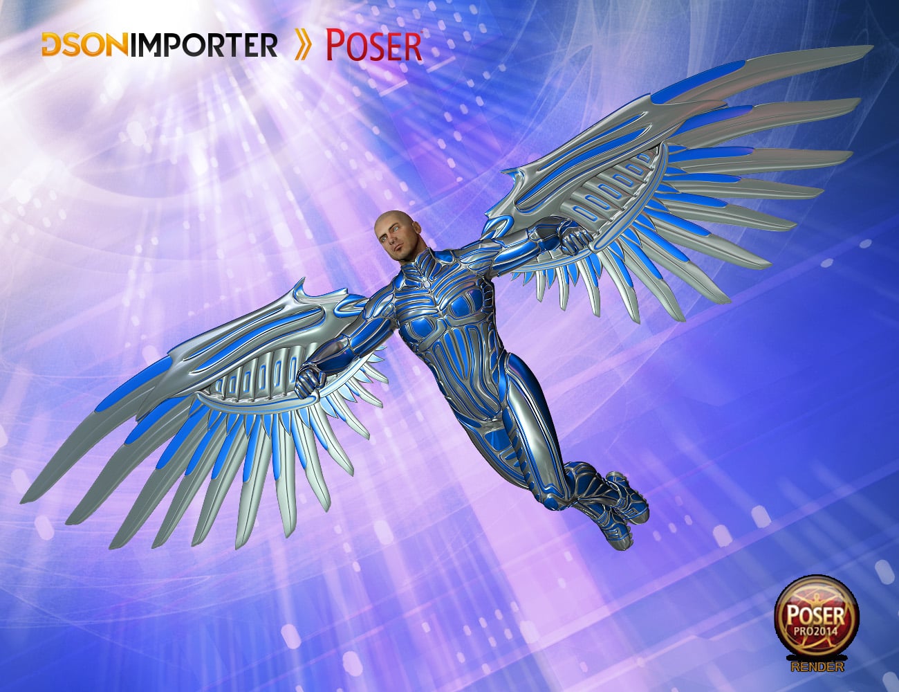 Cyber Wings | Daz 3D