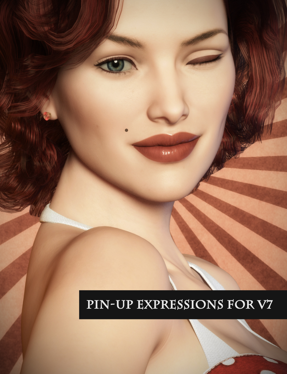Pin-up Backgrounds, Poses and Expressions | Daz 3D