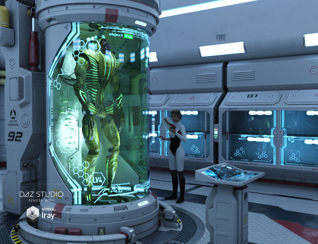 Sci-fi Lab | Daz 3D