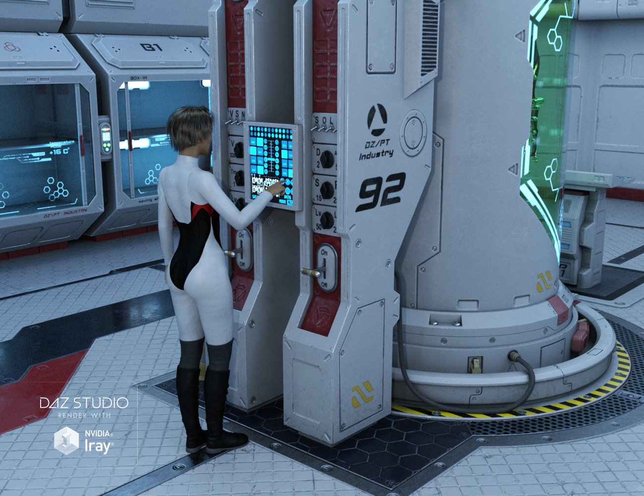Sci-fi Lab | Daz 3D