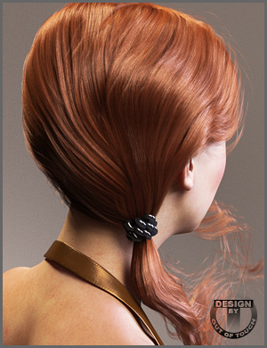 Side Tail Hair | Daz 3D