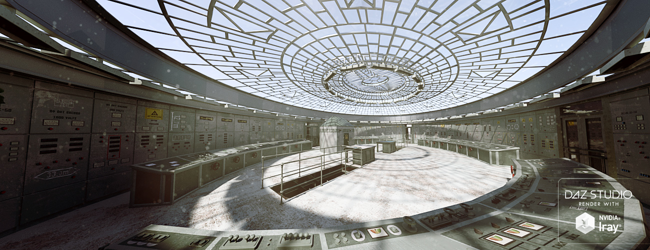 Nuclear Power Plant Control Room | Daz 3D