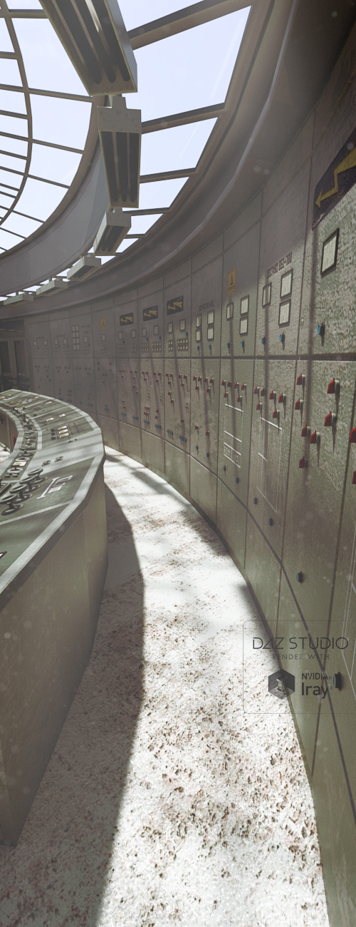 Nuclear Power Plant Control Room | Daz 3D