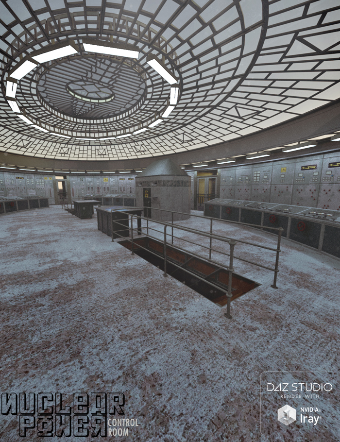 Nuclear Power Plant Control Room | Daz 3D
