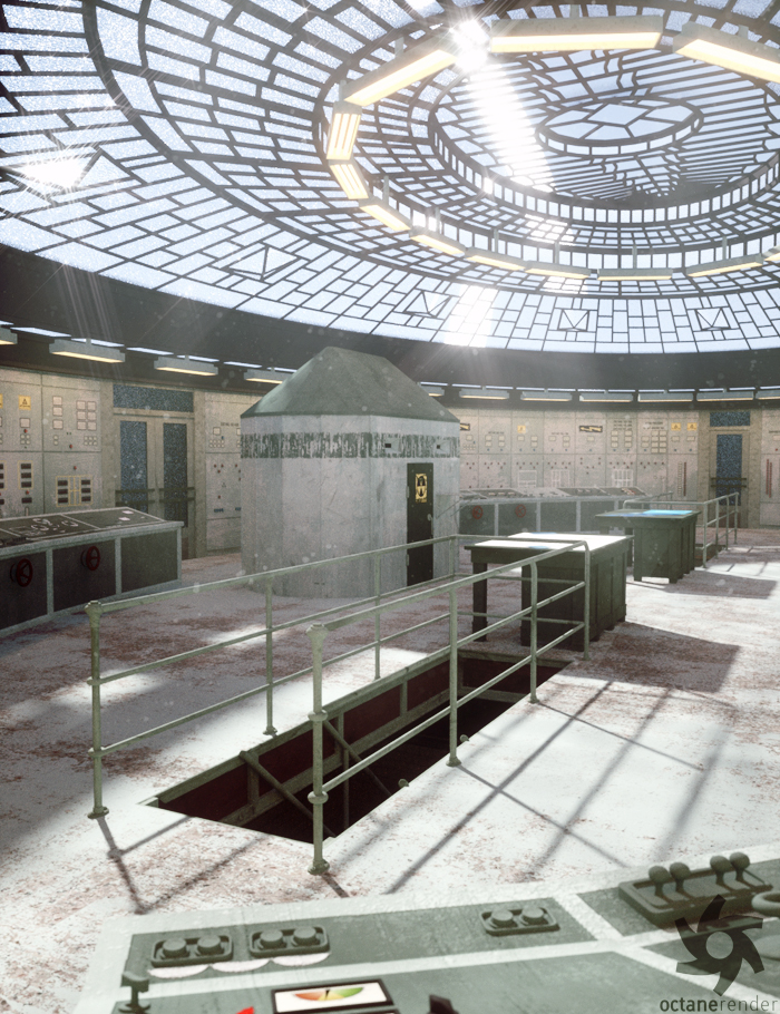 Nuclear Power Plant Control Room | Daz 3D