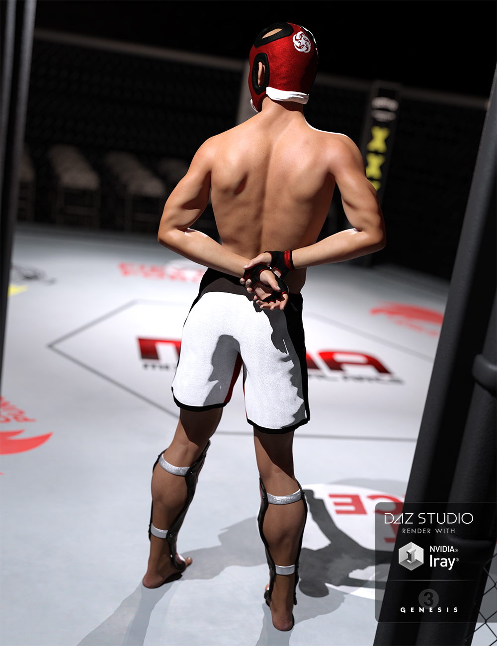 MMA Fighter for Genesis 3 Male(s) | Daz 3D