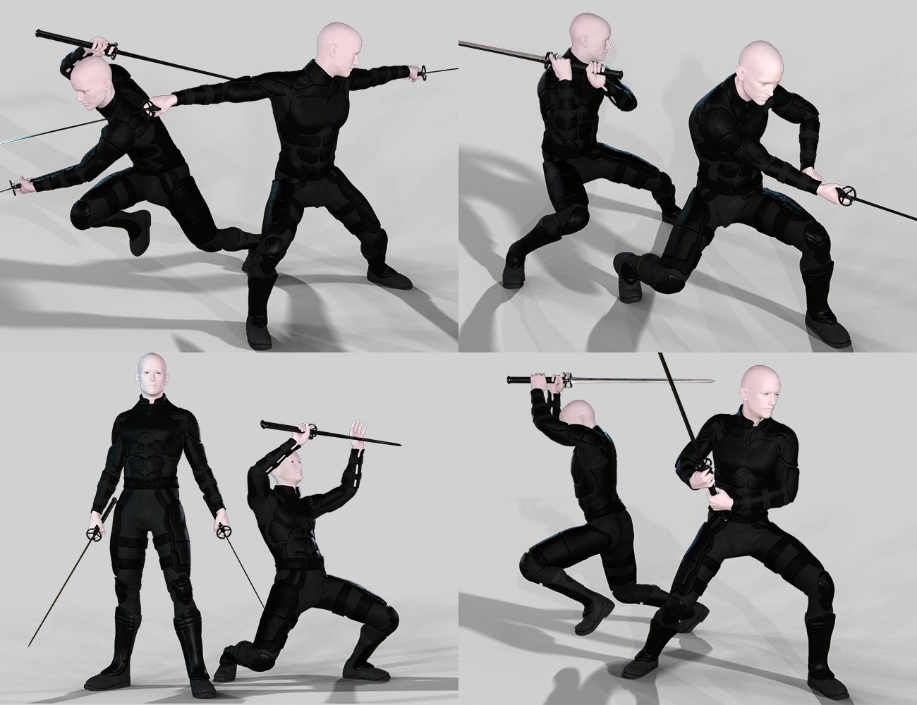 Sword and Poses for Michael 7 | Daz 3D