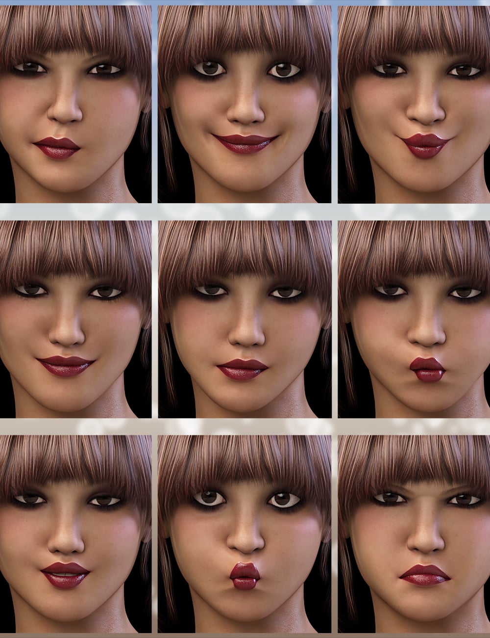 Mesmerized - Expressions for Izabella 7 & Genesis 3 Female(s) | Daz 3D