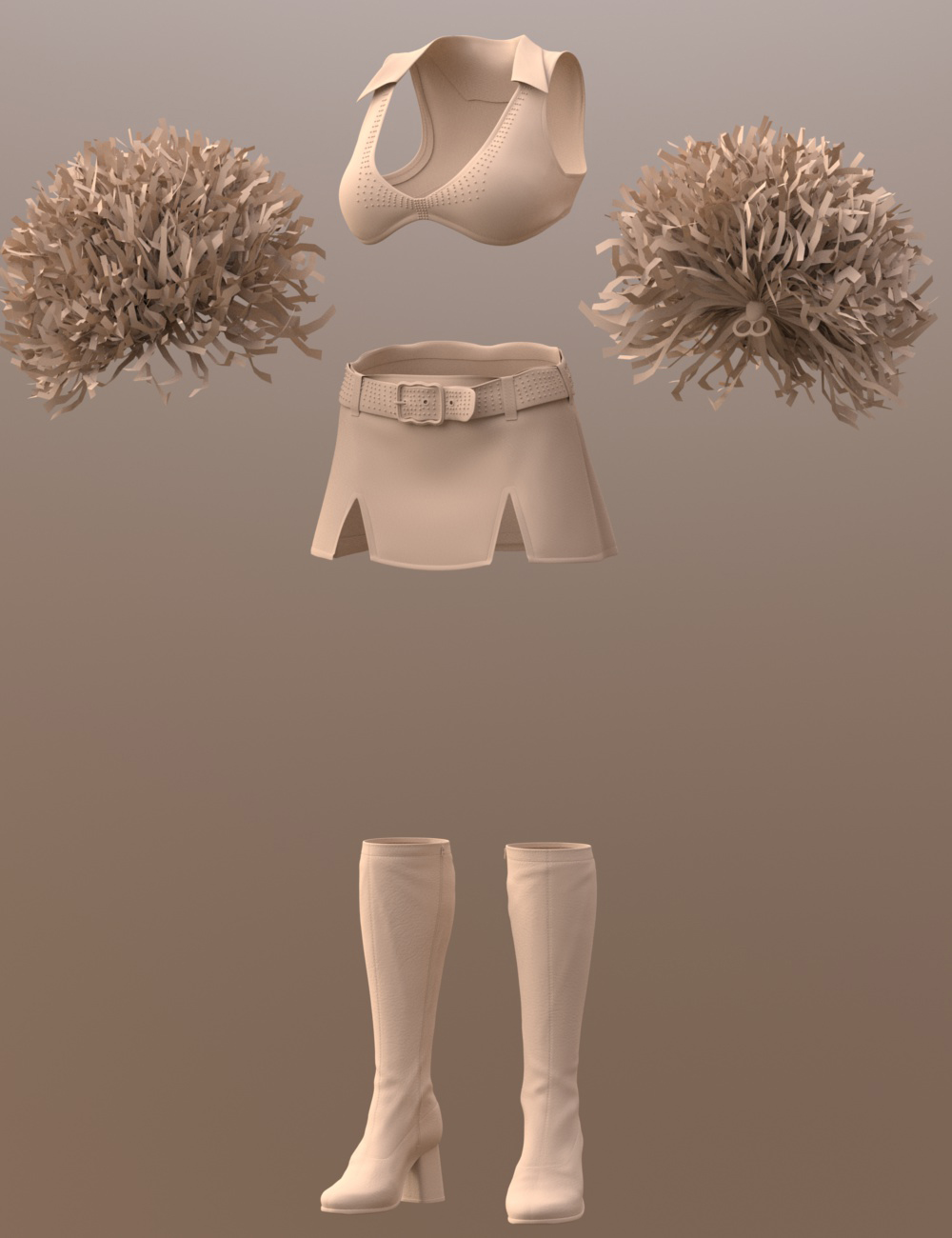 Cheerleaders Kit for Genesis 3 Female(s) | Daz 3D