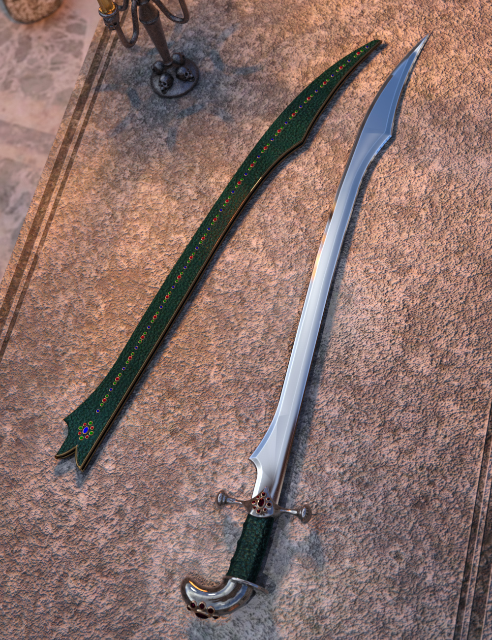 Mage Weapons | Daz 3D