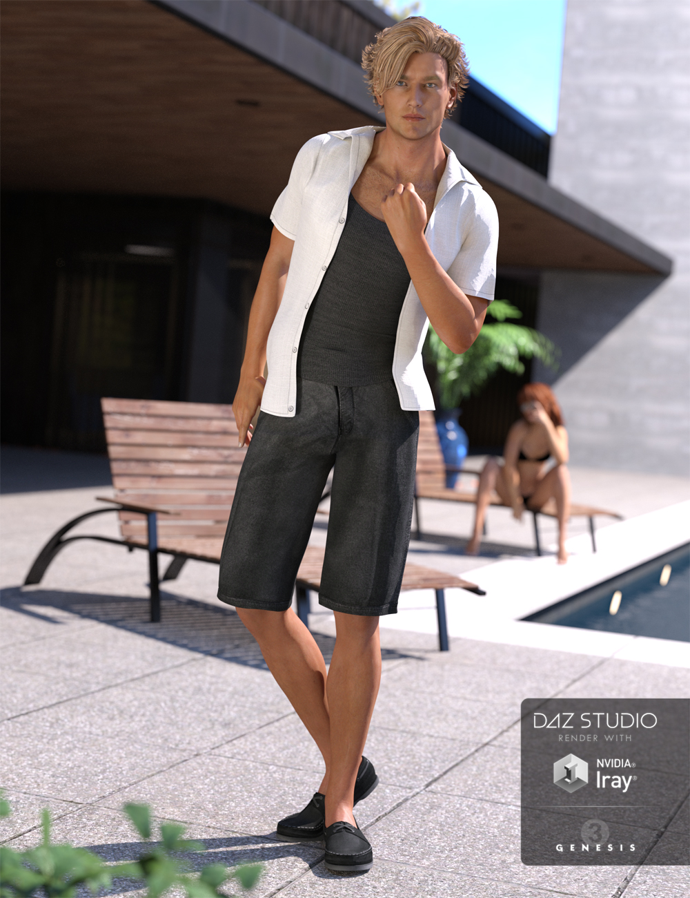 Casual Heat Outfit Textures | Daz 3D
