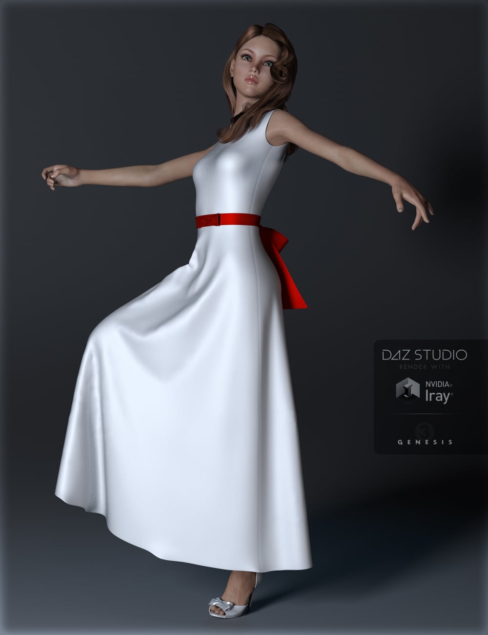 Simple Dresses Genesis 3 Female(s) | Daz 3D