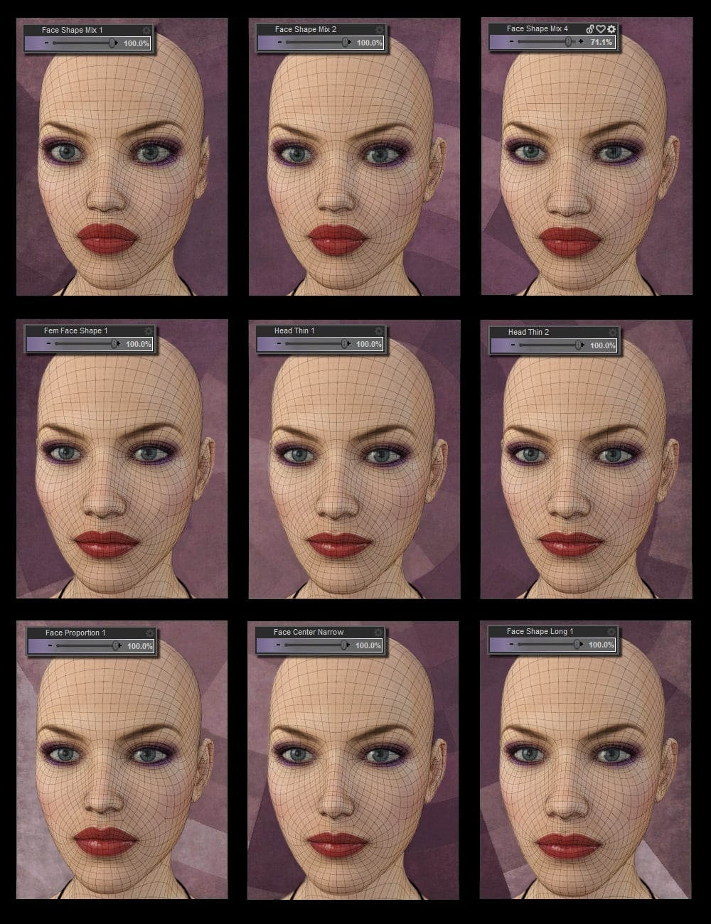 Genesis 3 Female Head Morph Resource Kit 2 | Daz 3D