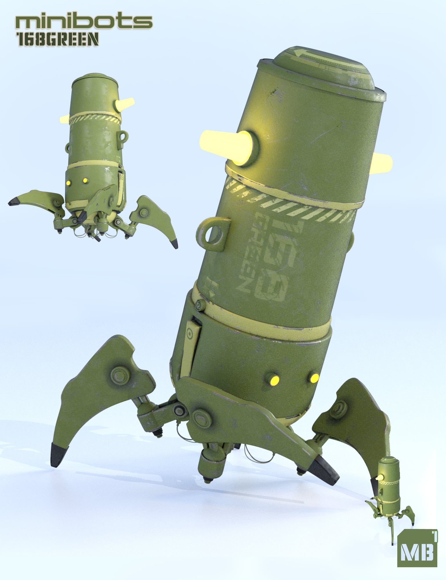 Mini Bots | Daz 3D