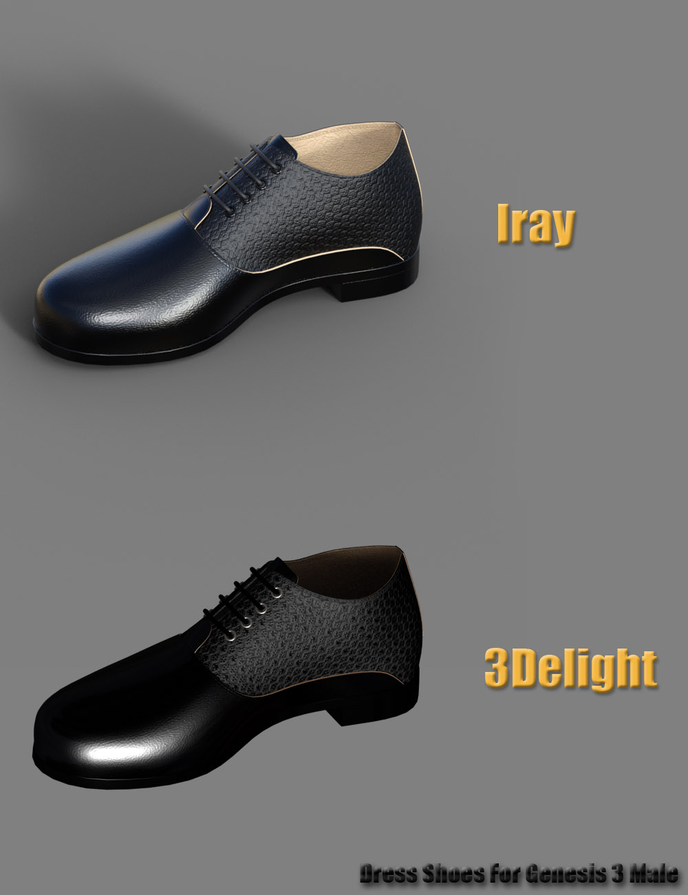 Dress Shoes for Genesis 3 Male(s) | Daz 3D