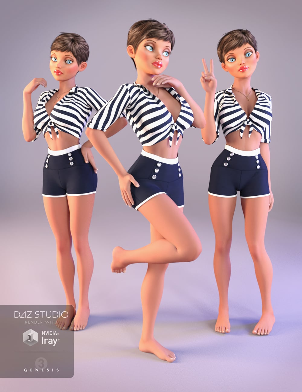 The Girl 7 Pro Bundle | Daz 3D