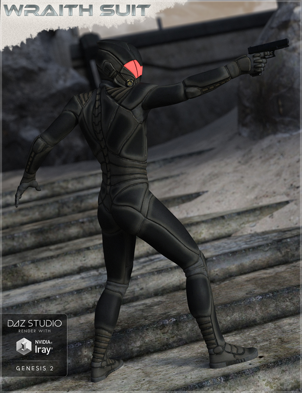 HFS Wraith Suit Bundle | Daz 3D