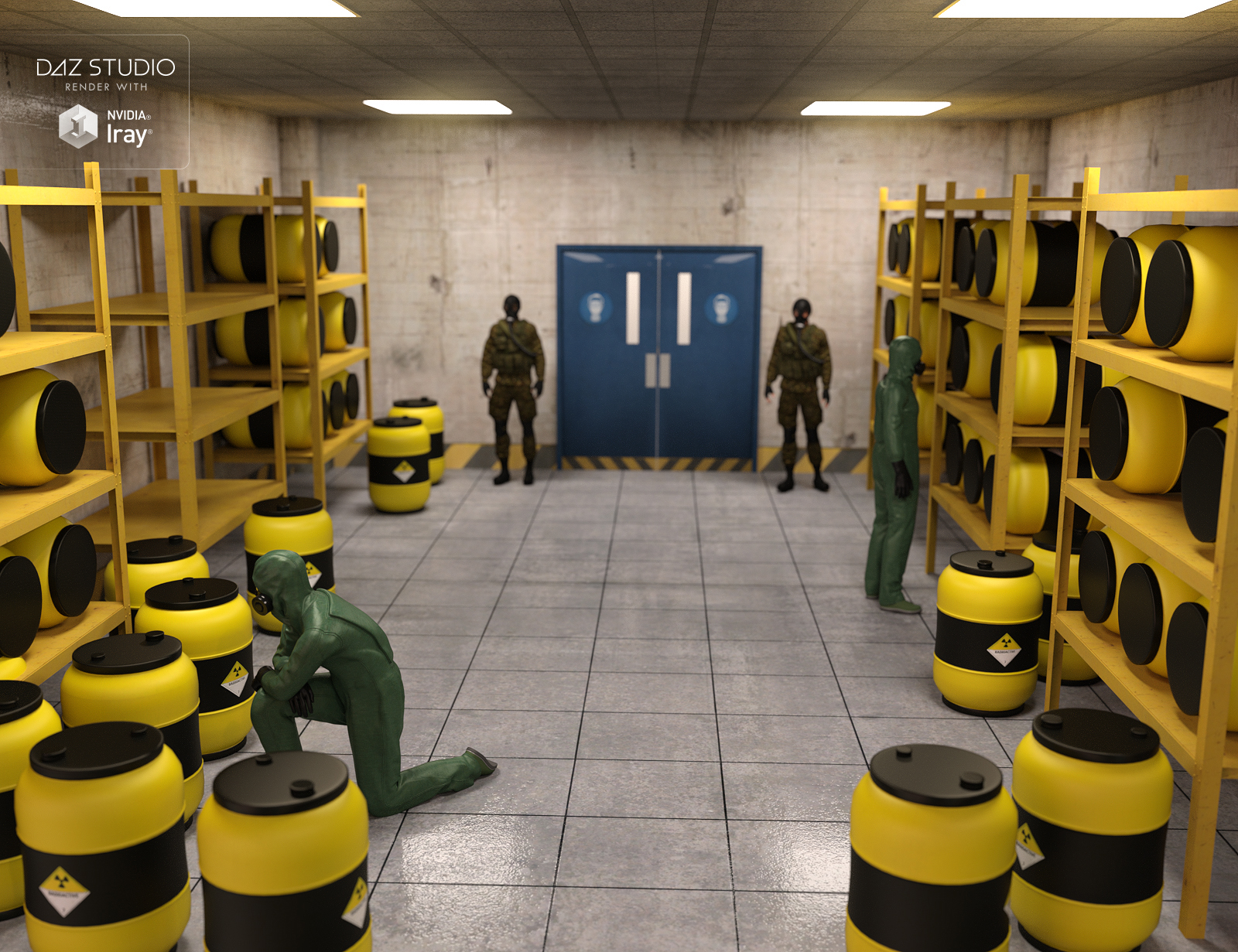 Radioactive Storage Room | Daz 3D