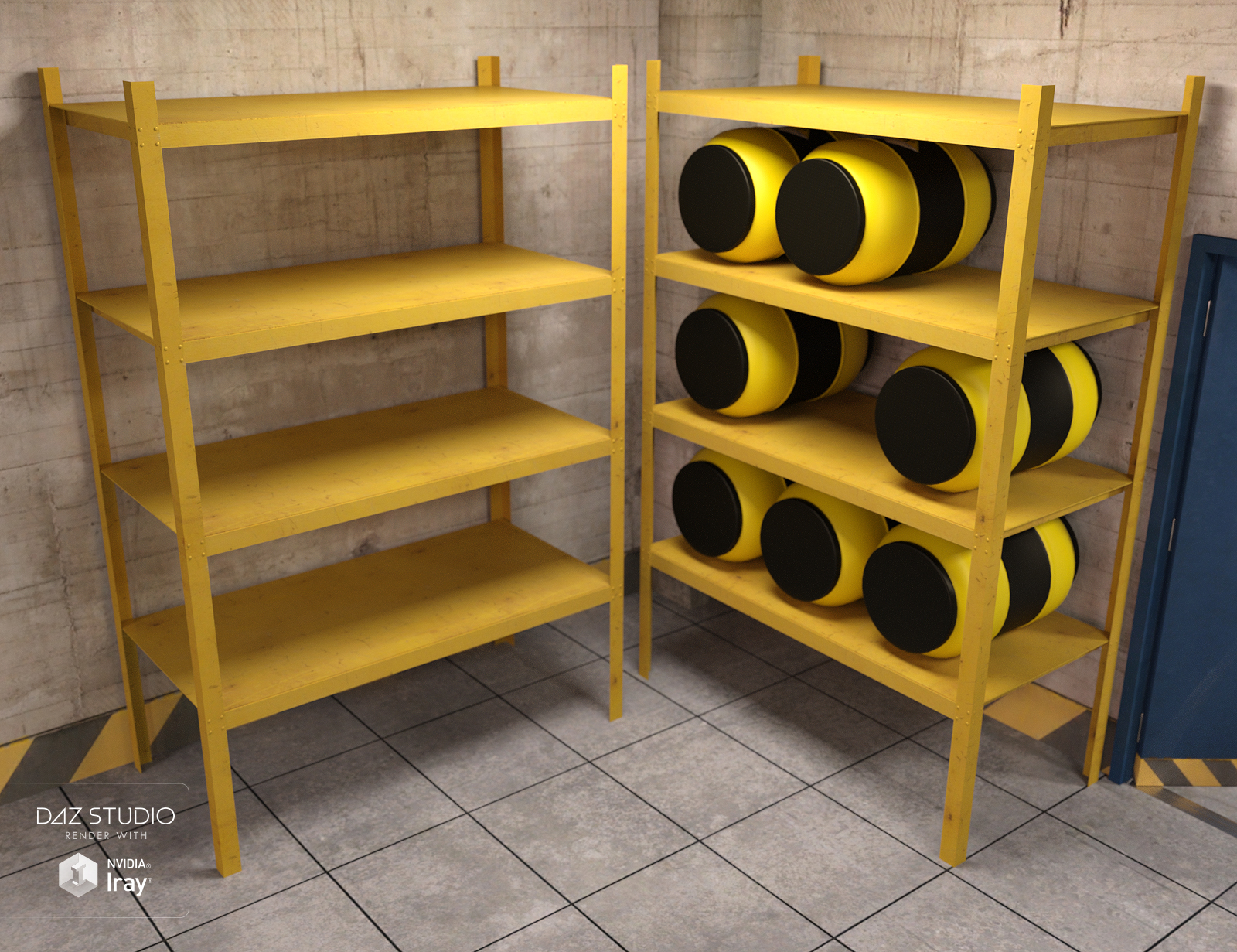 Radioactive Storage Room | Daz 3D
