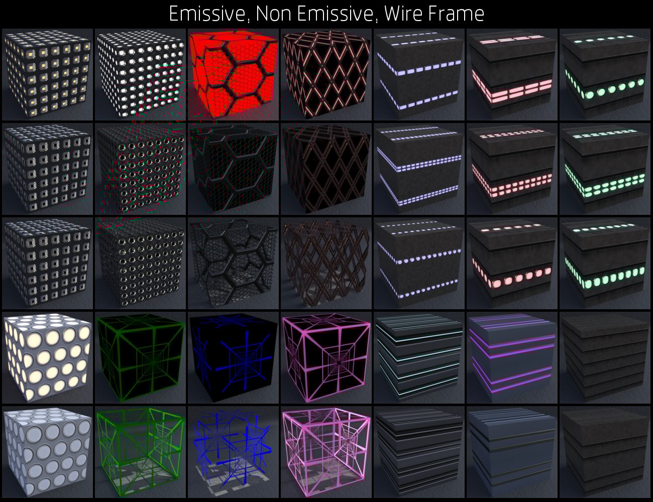 Dg Iray Sci Fi Surface Lights Shader 2 Daz 3d