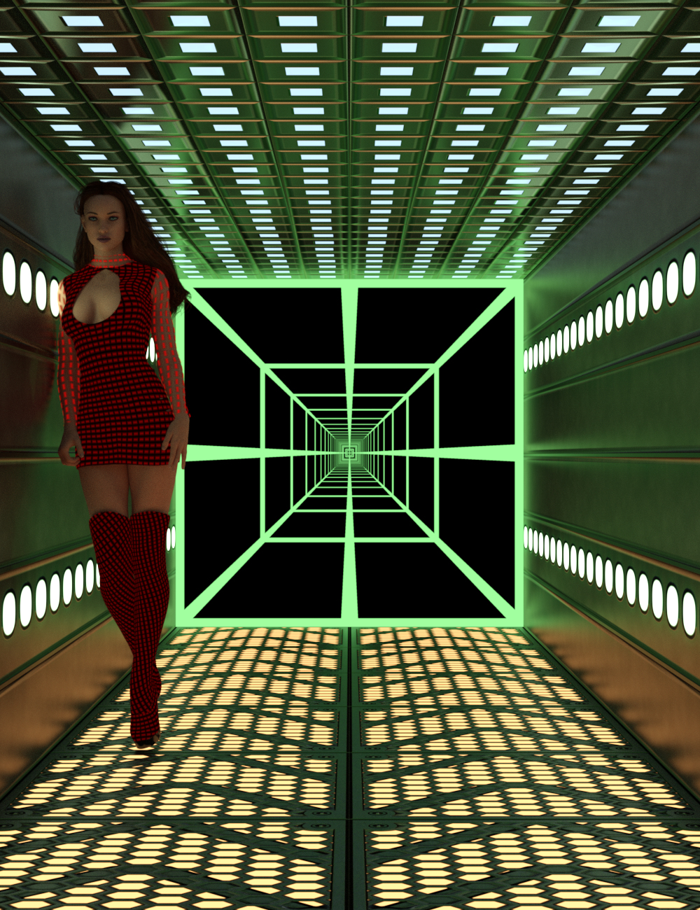 Dg Iray Sci Fi Surface Lights Shader 2 Daz 3d 