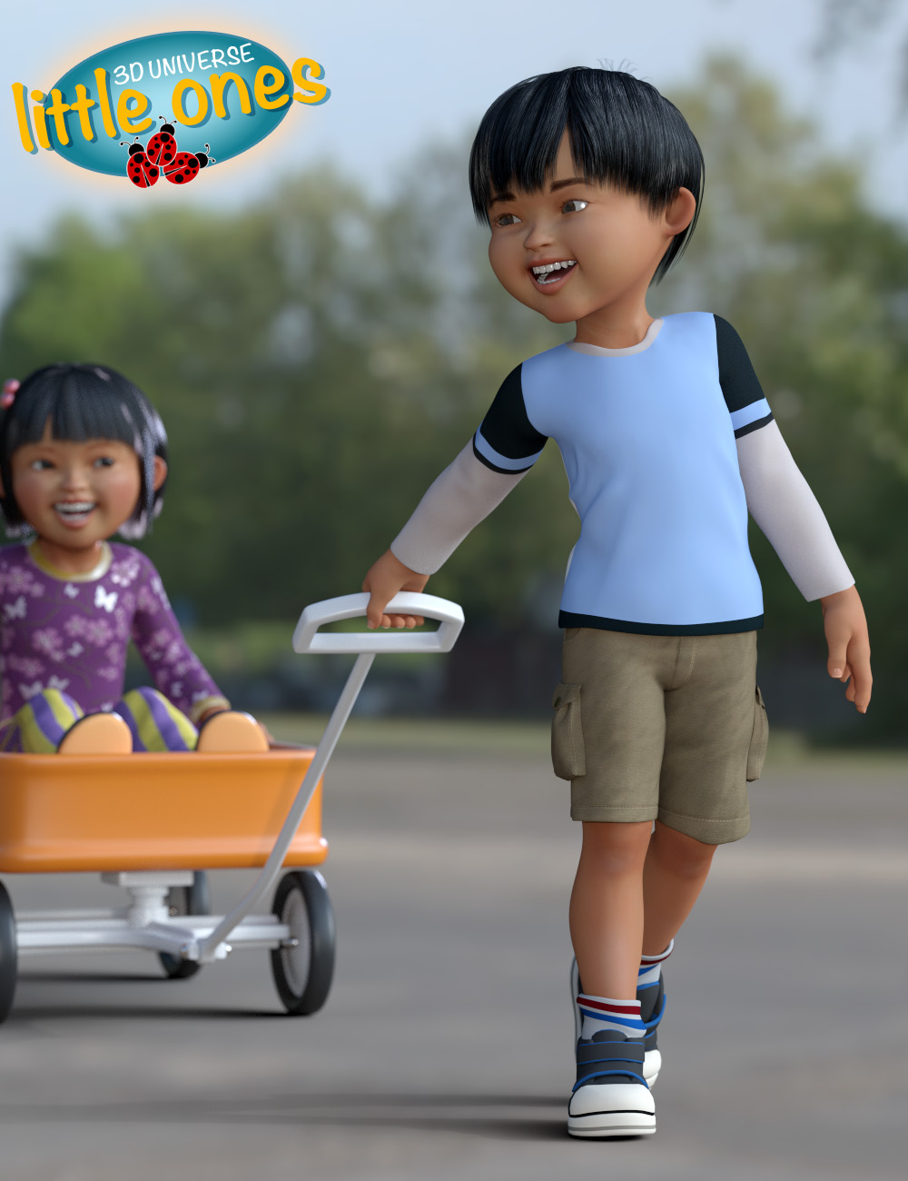 Little Ones (Asian Male) for Genesis 3 Male | Daz 3D
