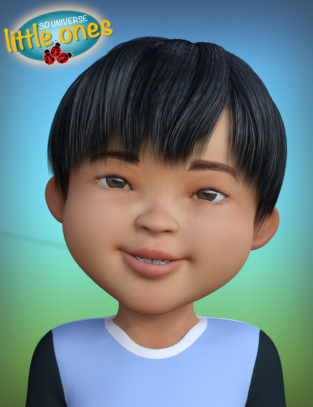 Little Ones (Asian Male) for Genesis 3 Male | Daz 3D