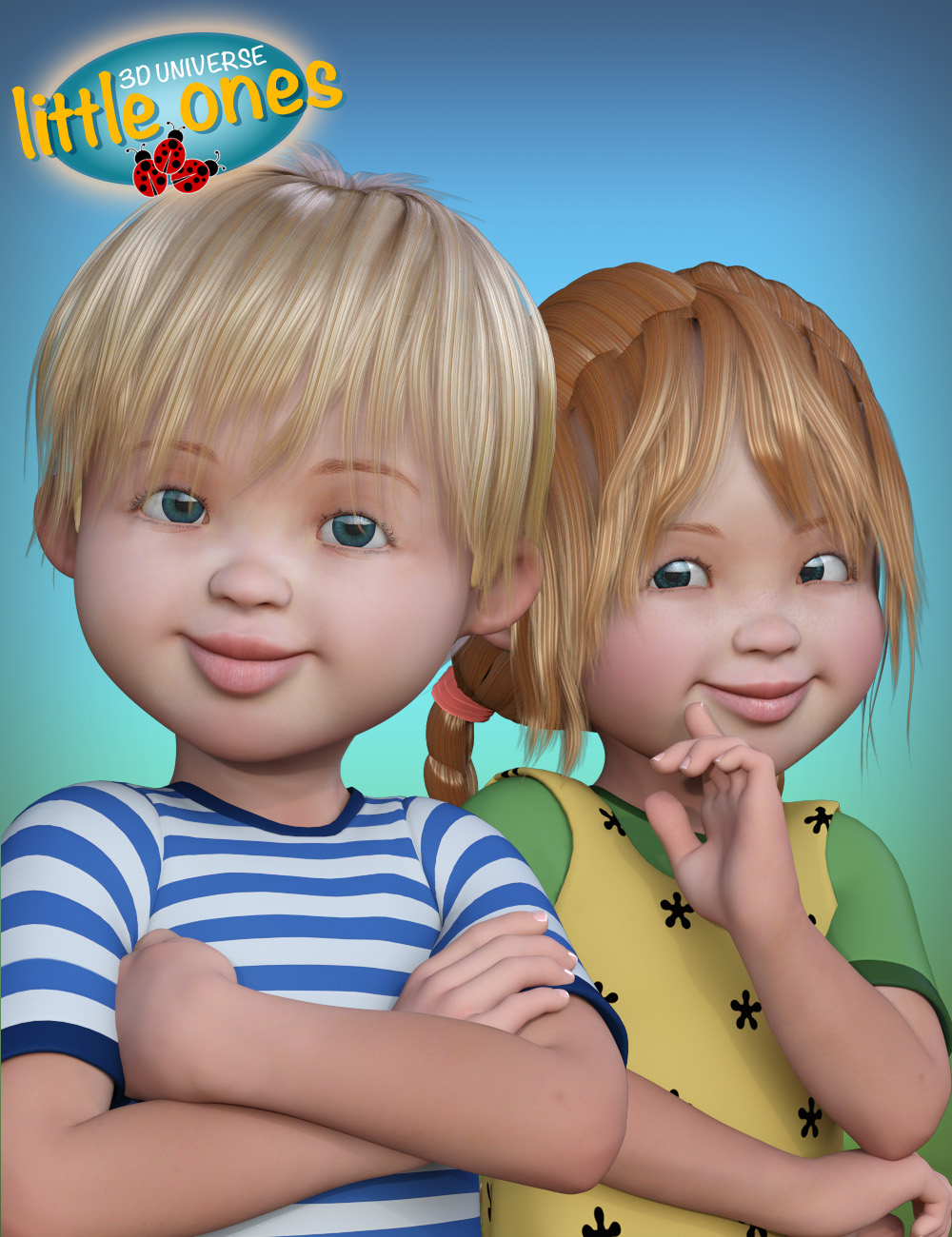 Little Ones (Caucasian) for Genesis 3 | Daz 3D
