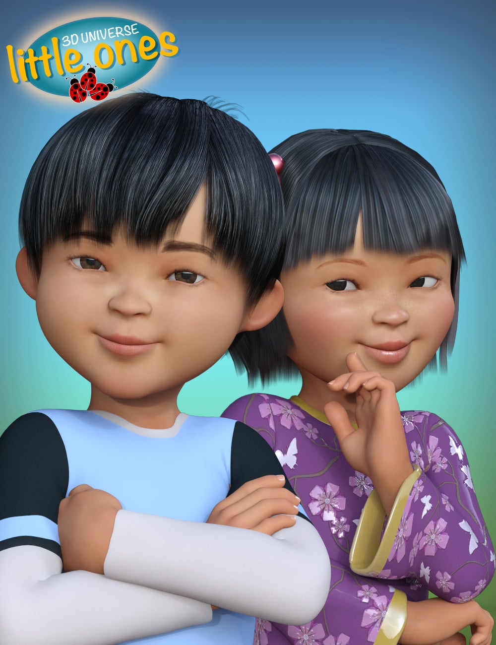 Little Ones (Asian) for Genesis 3 | Daz 3D