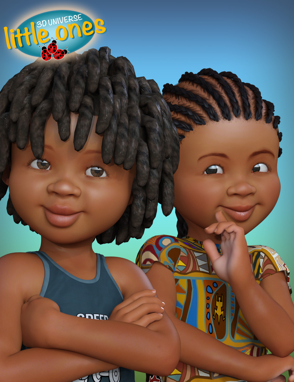 Little Ones (African) for Genesis 3 | Daz 3D